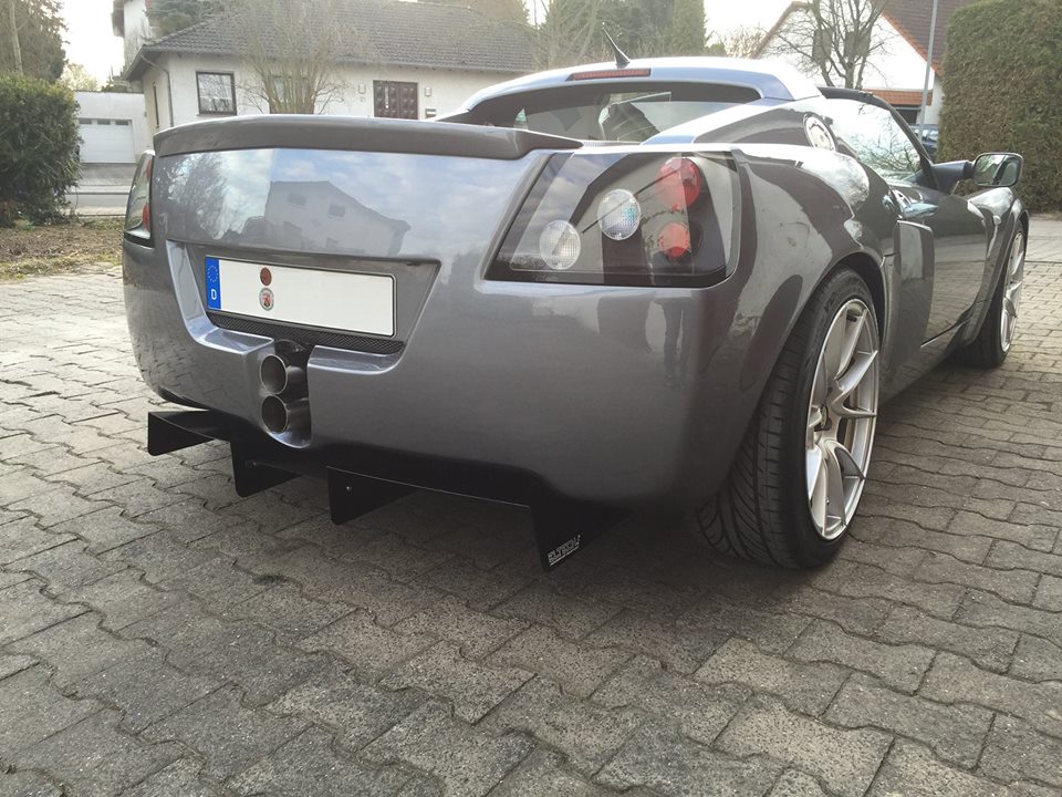 Opel Speedster/vx220 Diffuser Aluminium/Carbon – DiamondRacing